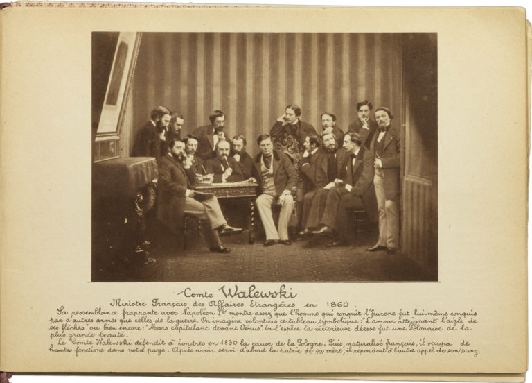 Photographie d'Alexandre Walewski, Ministre des Affaires Étrangères ...